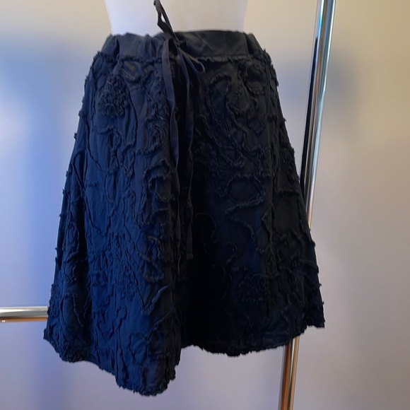 Max Studio | Skirts | Nwot Max Studio Draw String Aline Black Mini ...